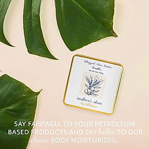 Mother's Shea Whipped Shea Butter (Vanilla, 6 Oz Tin) 100% Pure Raw Unrefined African Shea - Organic, Sustainably-Sourced Ingredients - Natural Skin & Hair Care