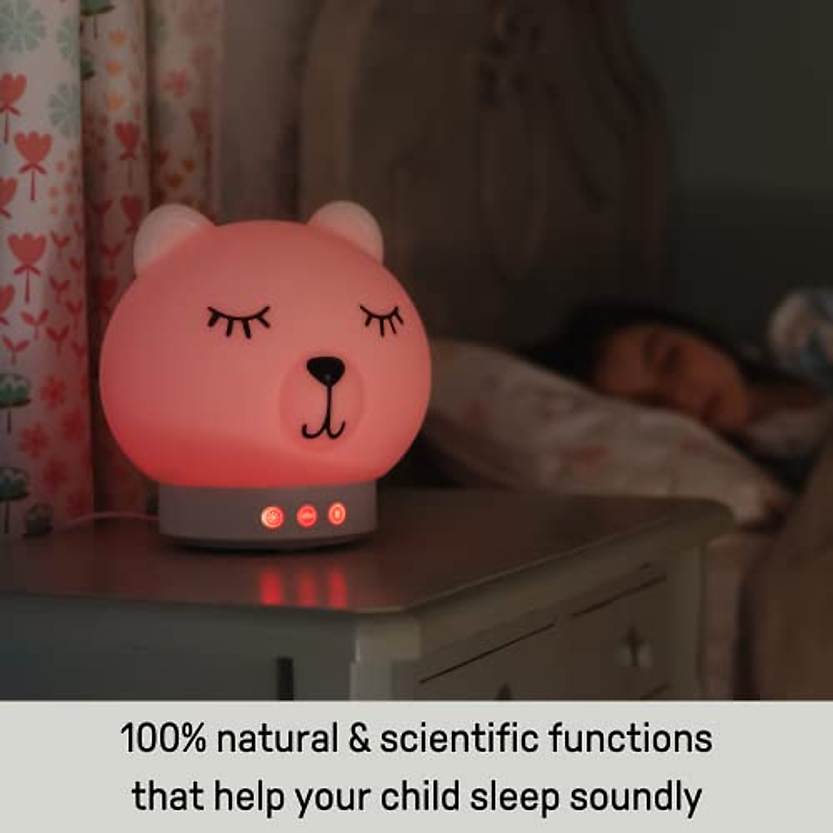 Ingenuity Baby Dream Machine 5-in-1 Sleep Device with Cool-Mist Humidifier, Night Light, Red Light, Pink Noise Sound Machine, Essential Oil Diffuser, Kids 5 Months - 7 Years for Nursery or Bedroom