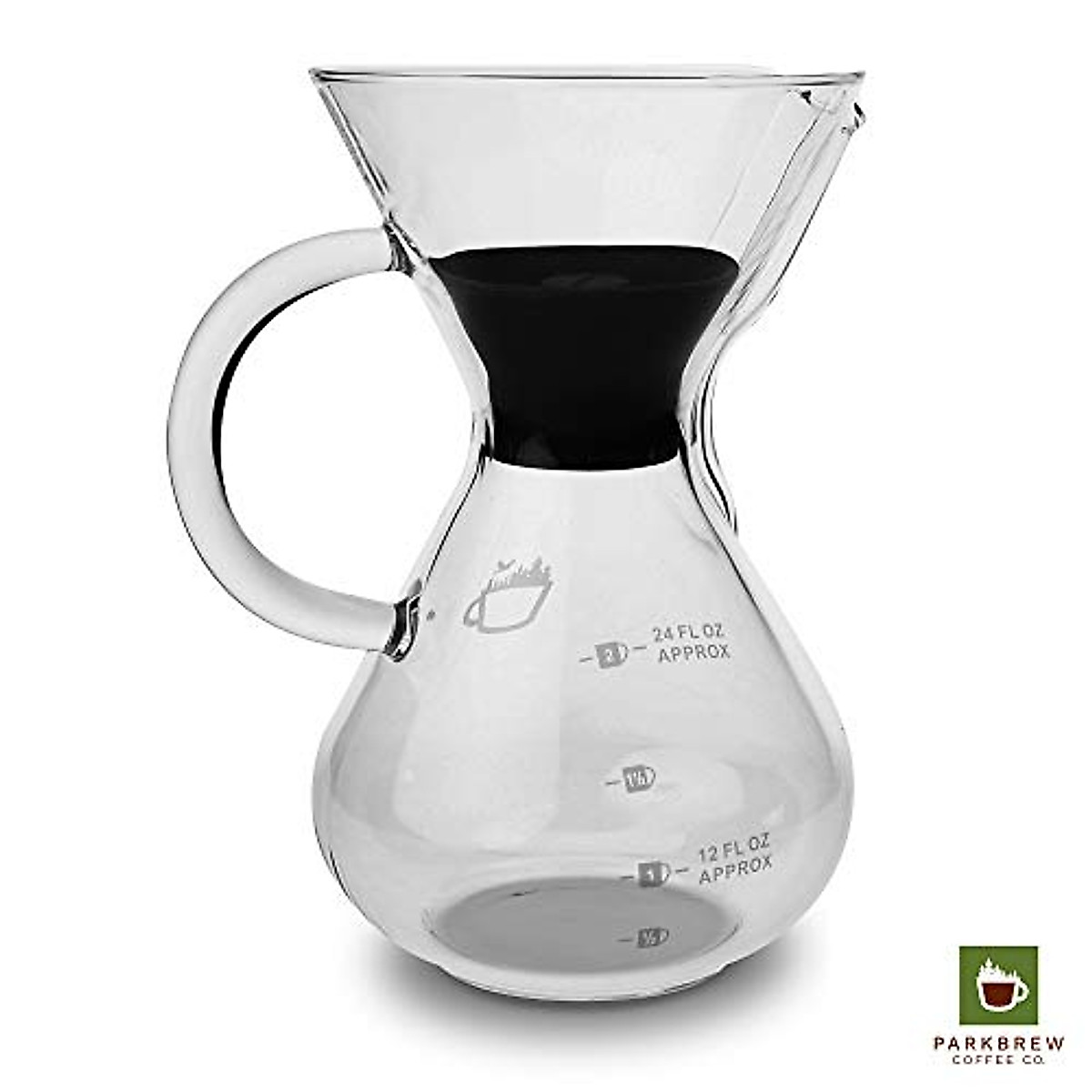 Chemex Pour Over Coffee Lid – Made by ParkBrew Coffee Co. and Fits Chemex 6, 8, and 10 Cup PourOver Coffee Carafe, Bodum, Bean Envy, Coffee Gator, and Other Classic Pour Over Coffee Makers or Drippers