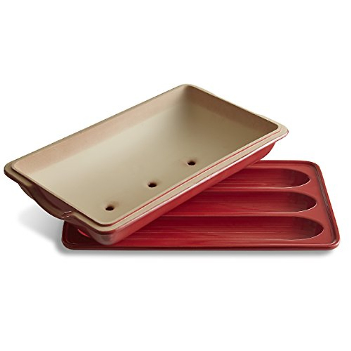 Emile Henry Baguette Baker | Burgundy