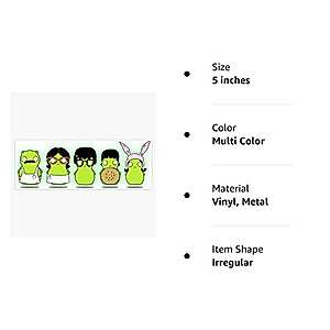 Generic Magnet Bobs Burgers Magnet Bumper Sticker Car Magnet Flexible Reuseable Magnetic Vinyl 5 inches LAB-CTMAGNETS-674