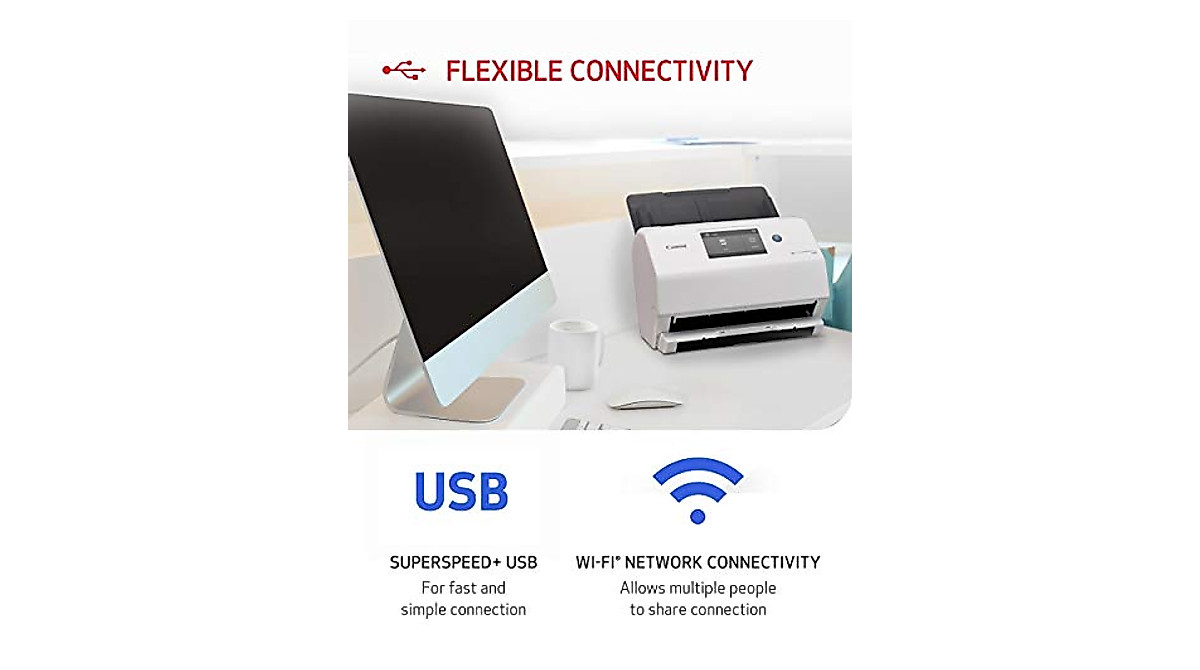 Canon imageFORMULA R50 Business Scanner: Wi-Fi, PC/Mac, Duplex