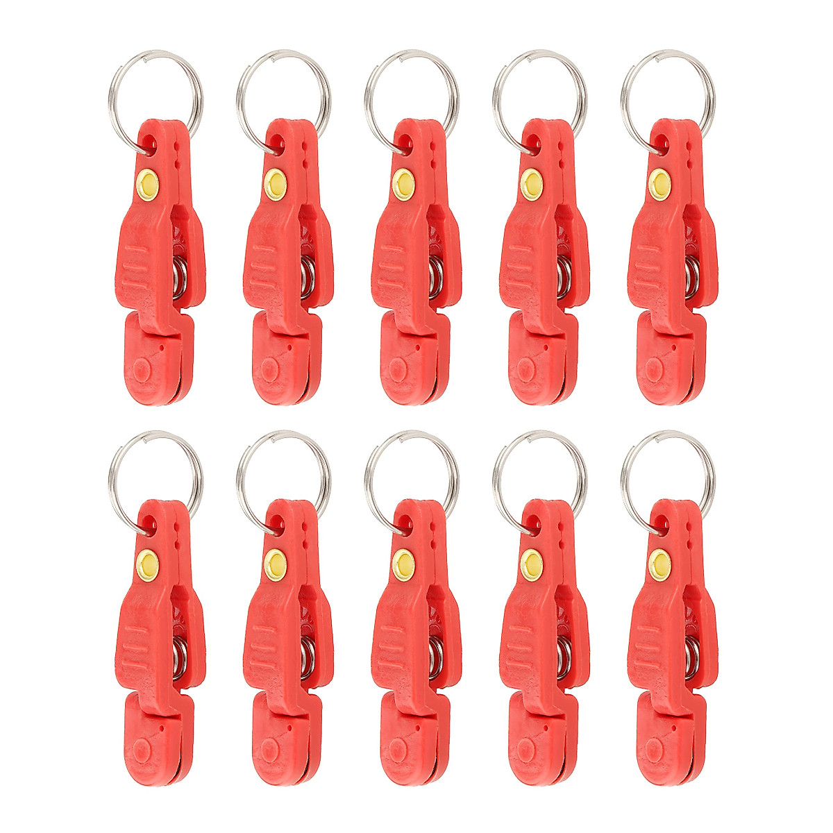 YUNNLEZT 10Pcs Heavy Tension Downrigger Release Clips for Offshore Fishing, Planer Board, Weight, Kite