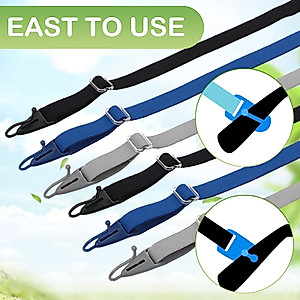 Oudain 6 Pack Kids Eyeglass Strap Adjustable Glasses Strap Kids Eyeglass Strap Eyeglass Band Sports Glasses Strap(Simple Color)