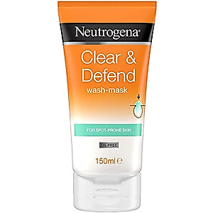 Neutrogena Clear & Defend Wash-Mask, For Spot-Prone Skin 150 ml