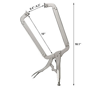 Olympia Tools 18" Locking C-Clamp, silver (11-418)