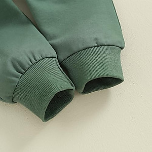 Toddler Boy Girl Football Outfits Sundays Are for the Bird Eagle Sweatshirts Top Pants Set 2Pcs Game Day Clothes (Gray Green, 2-3 Years)