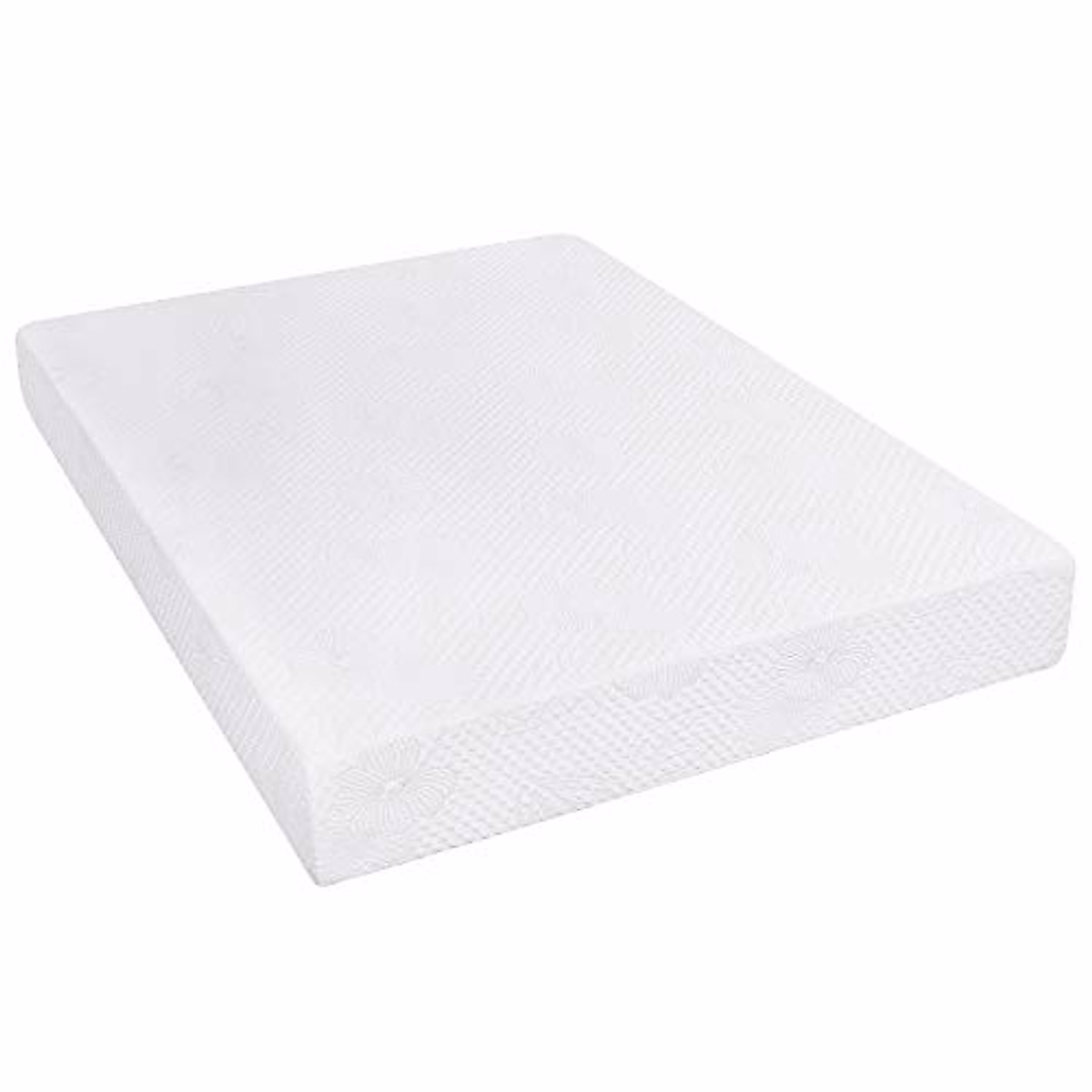 Olee Sleep 8 in Solar Memory Foam Mattress Queen 08FM01Q White