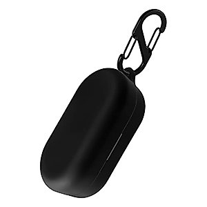 Geiomoo Silicone Carrying Case Compatible with Bang Olufsen Beoplay EQ, Portable Scratch Shock Resistant Cover with Carabiner (Black)