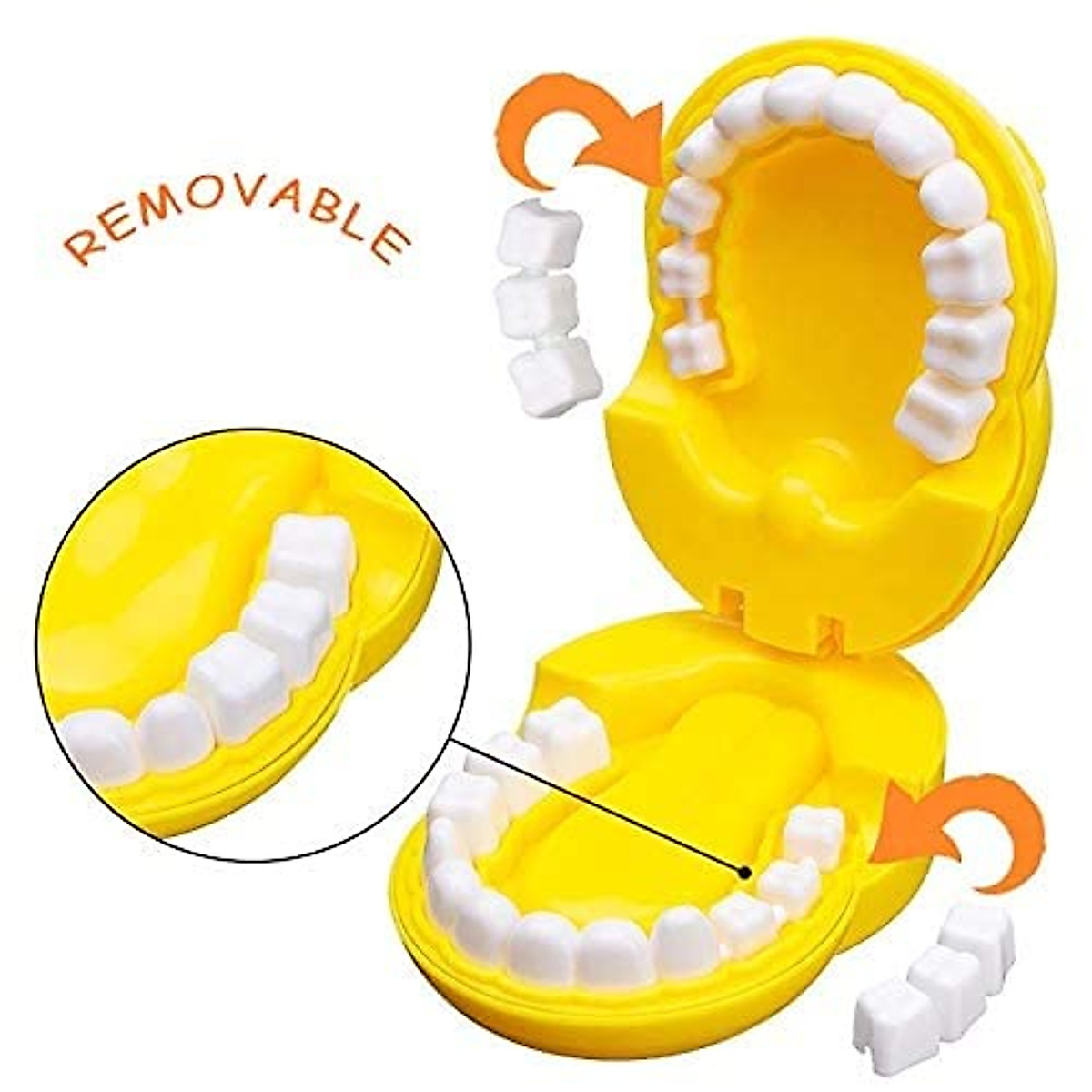 Early Education Brushing Toys, Children Role Play Toys Cute Giraffe Early Education Cartoon Tooth Brushing Toys Model Teaching Children Brushing Model for Kindergarten Kids Children