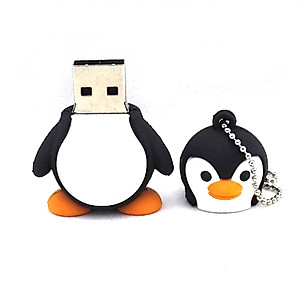 Aneew 16GB 2.0 Pendrive Cartoon Animal Penguin Model USB Flash Pen Drive Memory Thumb Stick Storage Data Lover Gift