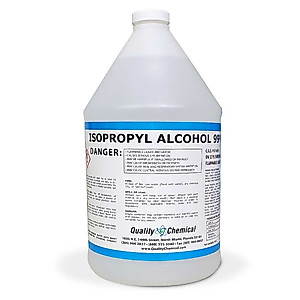 Quality Chemical - Super Premium - 99.9% Pure Isopropyl Alcohol (IPA) - Made in The USA - 1 Gallon - (4) 32 Fl Oz Bottles - Concentrated Isopropyl Alcohol
