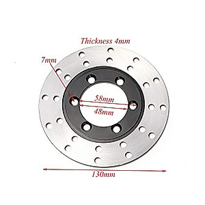 Go Kart Front Steering Conversion Kit Rear Axle Assembly Kit, ATV UTV Quad Gear Rack Joint Tie Rod & Wheel Assembly Knuckle Spindle Wheel Hub Kit (125-250CC ATV Front Steering)