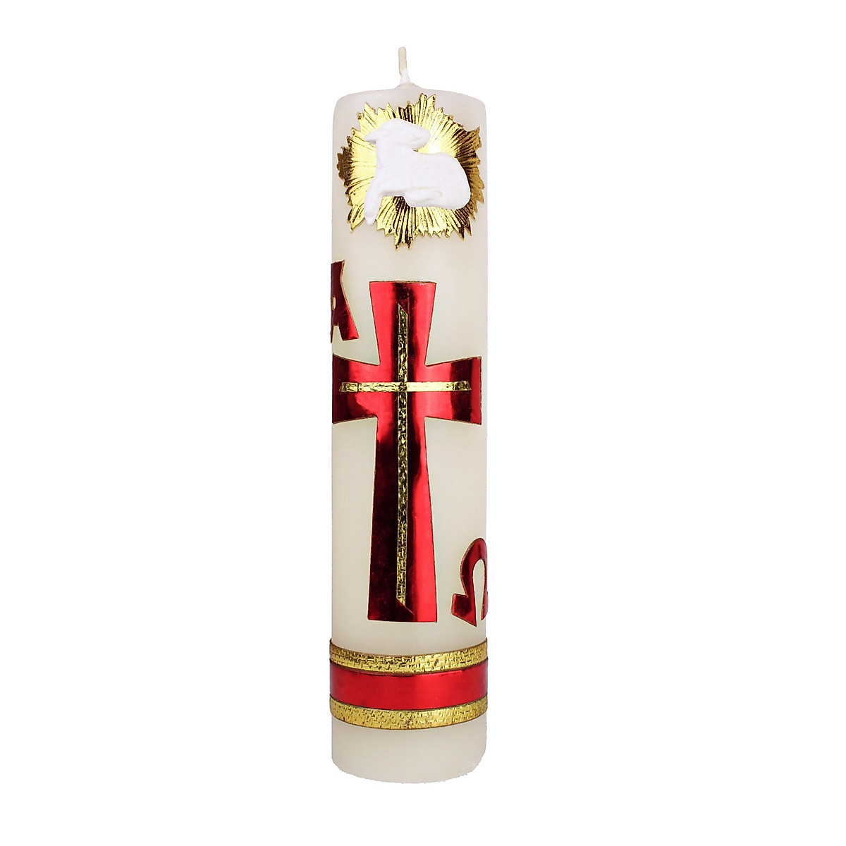 Cirios religiosos catolicos Grandes - Cirio Pascual catolico - sirios catolicos Grandes - Saint Candles Prayer Candles - Our Lady of Guadalupe Religious Candles - Catholic Candles cirios pascuales