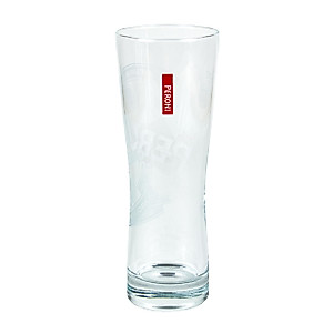 Peroni Beer Glasses | Premium Italian Drinking Glasses | Dishwasher Safe | Perfect for Serving Italian Lagers, Craft Beers and Pilsners | 6.76 Oz (0.2 Liters) Capacity - Set of 6
