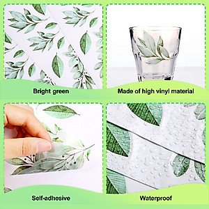 276 Pieces Country Leaves Peel and Stick Wall Decals Leaves Wall Decals Modern Wall Art Decals Temperate Leaves Wall Decals Stickers Fresh Leaf Wall Decals Plants Tree Leaves for Kids Nursery Room