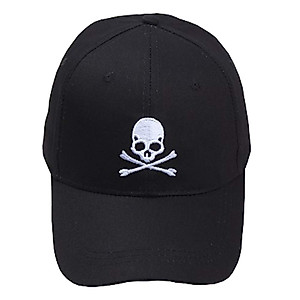 Adjustable Hat Cap Skeleton Bone Hat Sport Hat Sunhat Snapback Embroidery Skull Pirate Hat Halloween Cos
