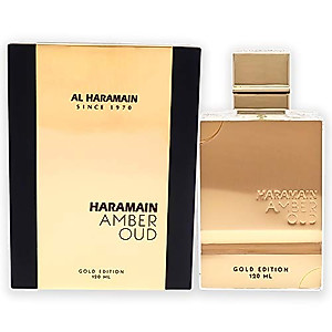Al Haramain Amber Oud Unisex EDP Spray (Gold Edition) 4 oz