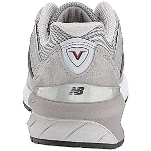 New Balance Women's Made in US 990 V5 Sneaker, Grey/Castlerock, 10.5 Wide