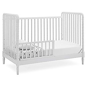 Delta Children Saint 4-in-1 Convertible Crib - Greenguard Gold Certified, Bianca White