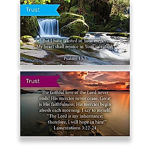 Logos Trading Post Pass Along Scripture Card Variety Pack | All 60 Designs | 1 of each Design | Pack of 60 - Assortment 13