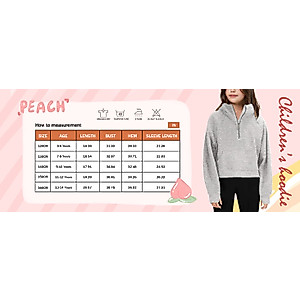 Girls' Hoodies Sweatshirts Half Zipper Pullover Crop Tops for Teen Girls Long Sleeve Sweater Thumb Hole Pink Red