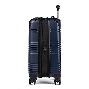 Travelpro Roundtrip Hardside Expandable Luggage, TSA Lock, 8 Spinner Wheels, Hard Shell Polycarbonate Suitcase, Navy, 2-Piece Set (21/25)
