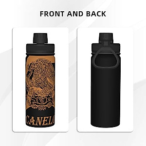 Eevikion Canelo of Alvarez Stainless Steel Insulated Tumbler Sports Water Bottle Hot and Cold Travel Cup 18oz