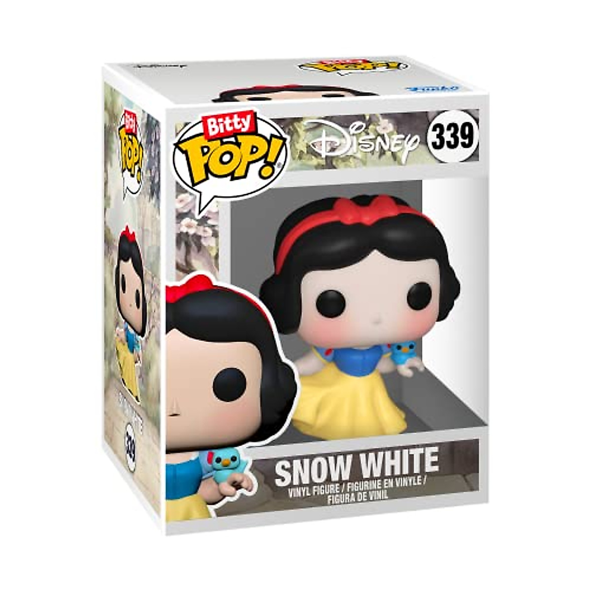 Funko Bitty Pop! Disney Princess Mini Collectible Toys - Cinderella, Snow White, Aurora & Mystery Chase Figure (Styles May Vary) 4-Pack