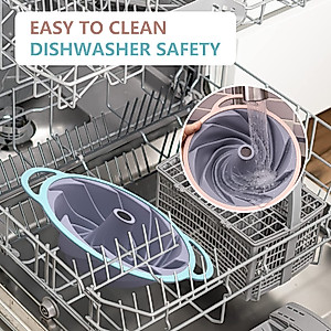 COOKSTYLE 2 Pack Bundt Cake Pan, 9 Inch Cake Pan, Bundt Cake Pans for Baking, Cake Pan for Buntelet, Brownie, Jello, Flan, Meatloaf