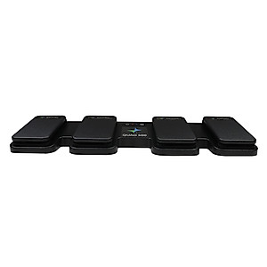 AirTurn QUAD500 Silent Bluetooth Pedal Page Turner Teleprompt Live Stream App Controller