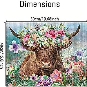 Clendo Paint by Number for Adults,Cow Numbers Adults Beginner, DIY Gift Canvas Painting Kits, 12X16 Inch Colorful Dinosaurs [Without Frame] (MT11179)