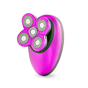 Pop Sonic Shaver for Women (Purple) - 5 Head Women's Electric Shaver - 360 Degree Flawless Hair Remover for Women w/Battery, USB Charging Cord, Cleaning Brush & Manual | Waterproof Trimmer for Women