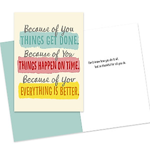 Hallmark Business (25 Pack) Assorted Employee Appreciation Cards (Star Qualities) for Customers, Employees, Clients, Members, Groups, Associations, Organizations, Churches, Patients, Staff