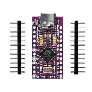 OSOYOO 3pcs Pro Micro Board ATmega32U4 Leonardo 5V/16MHz Module Board Type C Port for Arduino