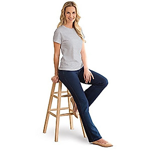 PajamaJeans Petite Jeans for Women - Petite Pull On Jeans, Indigo, XS
