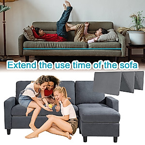 VERONLY Couch Supports for Sagging Cushions - Sofa Saver Cushion Support Board for Sagging Seat,Sofa Replacement Parts Fit Most Loveseat with Non-Slip Durable Surface & Extra Solid MDF Board 17”x44”