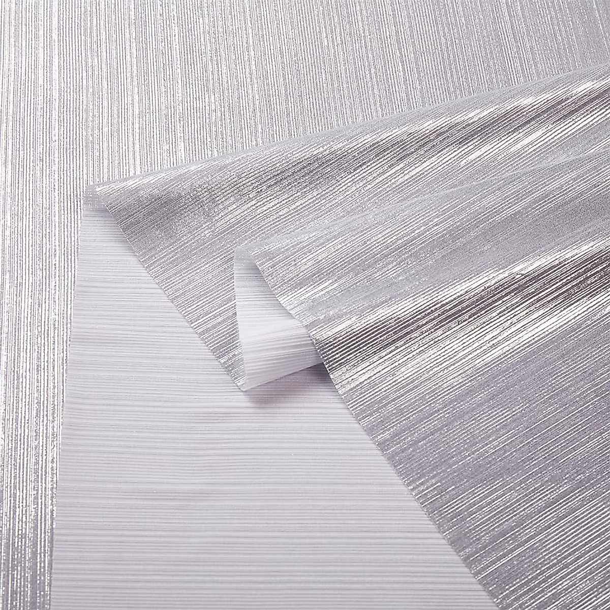 MaiMaiSuan 60’’ Wide Soft Shiny Stretch Metallic Luster Rib Knit Fabric for Dancing Dress Costume Wedding Dress DIY Clothing Fabric(3 Yard,White)