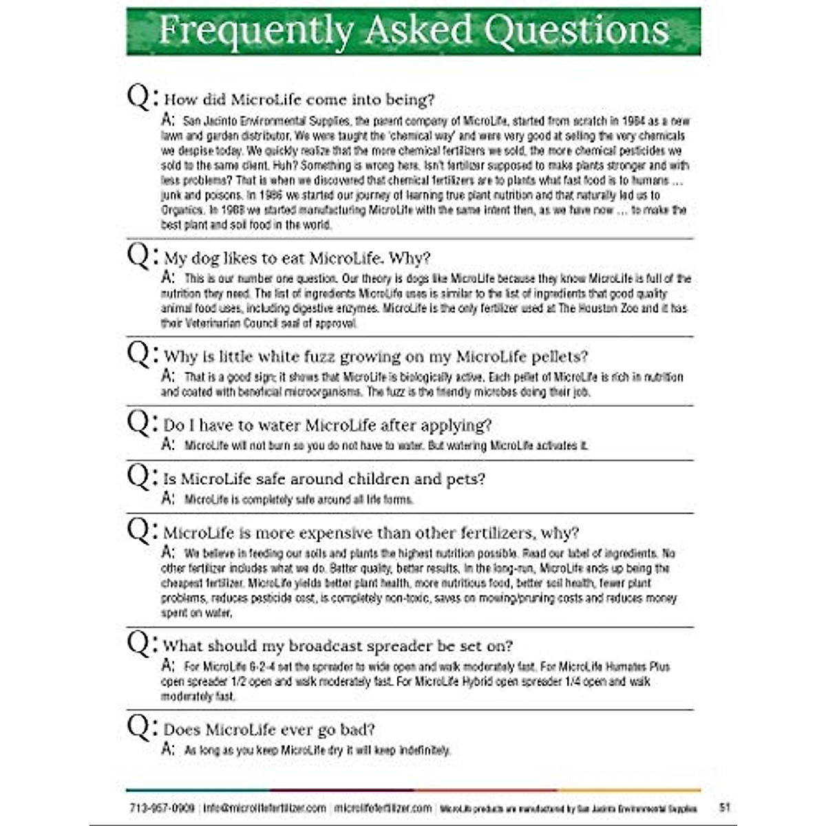 MicroLife Multi-Purpose (6-2-4) Professional Grade Granular Organic Fertilizer for All Plants All the Time, 40 LBS