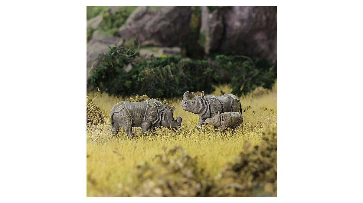 24pcs HO Scale Painted Wild Animals for Model Railways