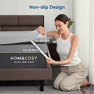 Firm Mattress Topper 3 Inch Twin, Firm to Extra Firm Reversible Bed Topper for Back Pain Relief, High-Density Memory Foam Mattress Pad with Removable Cover, No Smell, CertiPUR-US Certified