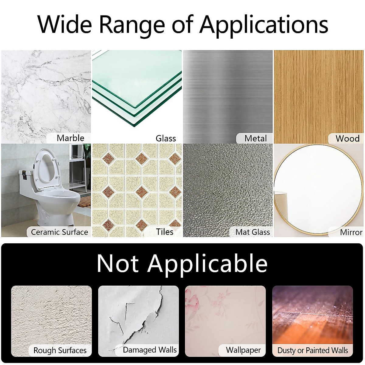 evron 304 Stainless Steel Wall Hooks, Self Adhesive Utility Hooks for Hanging Heavy Duty 30lbs (6Pcs Pink, Diamond)