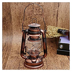 GAOZ Outdoor Lights Emergency Lamp Retro Style Portable Lighting Kerosene Lamp Metal Camping Light Outdoor Camping Tent Lamp Household for Home,Garden,Yard,Decorations