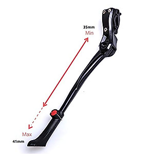 Free-fly Bike Kickstand,Bicycle Aluminum Alloy Kickstand Adjustable for 26" 27.5" 28" 29" 700c Mountain Bike/Road Bike/BMX/Adults Bike/City Bike Storage