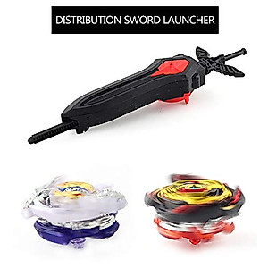 Battling Game Tops Metal Fusion Starter Set | Launcher Included | 2Set - Cho-Z Achilles.00DM/Ace Dragon. St. Ch with 4D Launcher Grip Gyro Top Set