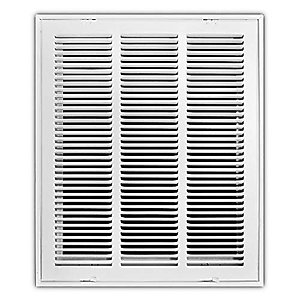 Everbilt 16 in. x 20 in. White Return Air Filter Grille