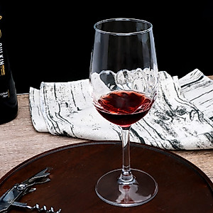 Cadamada Wine Glasses,11oz Crystal Wine Glasses,for Red or White Wine, High-end Banquet, Party, Bar, Wedding, Gift (12 pcs)