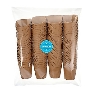 UPKOCH 100Pcs French Fries Cups Disposal Paper Charcuterie Holder Waffle Ice Cream Cups Cupcake Wrappers for Wedding Birthday Party Celebrations Festivals