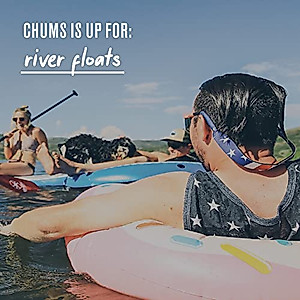 Chums Neoprene Classic Eyewear Retainer - Durable Floating Sunglasses Sport Strap (Black),One Size,12128100