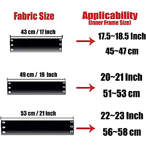 Oversized Zero Gravity Chair Replacement Fabric, XL Anti-Gravity Folding Patio Sling Repair Cloth Part for Outdoor Backyard Beach Pool Lawn, Bungee Recliner Lounge Large Mesh Canvas 63 x 21 Inches